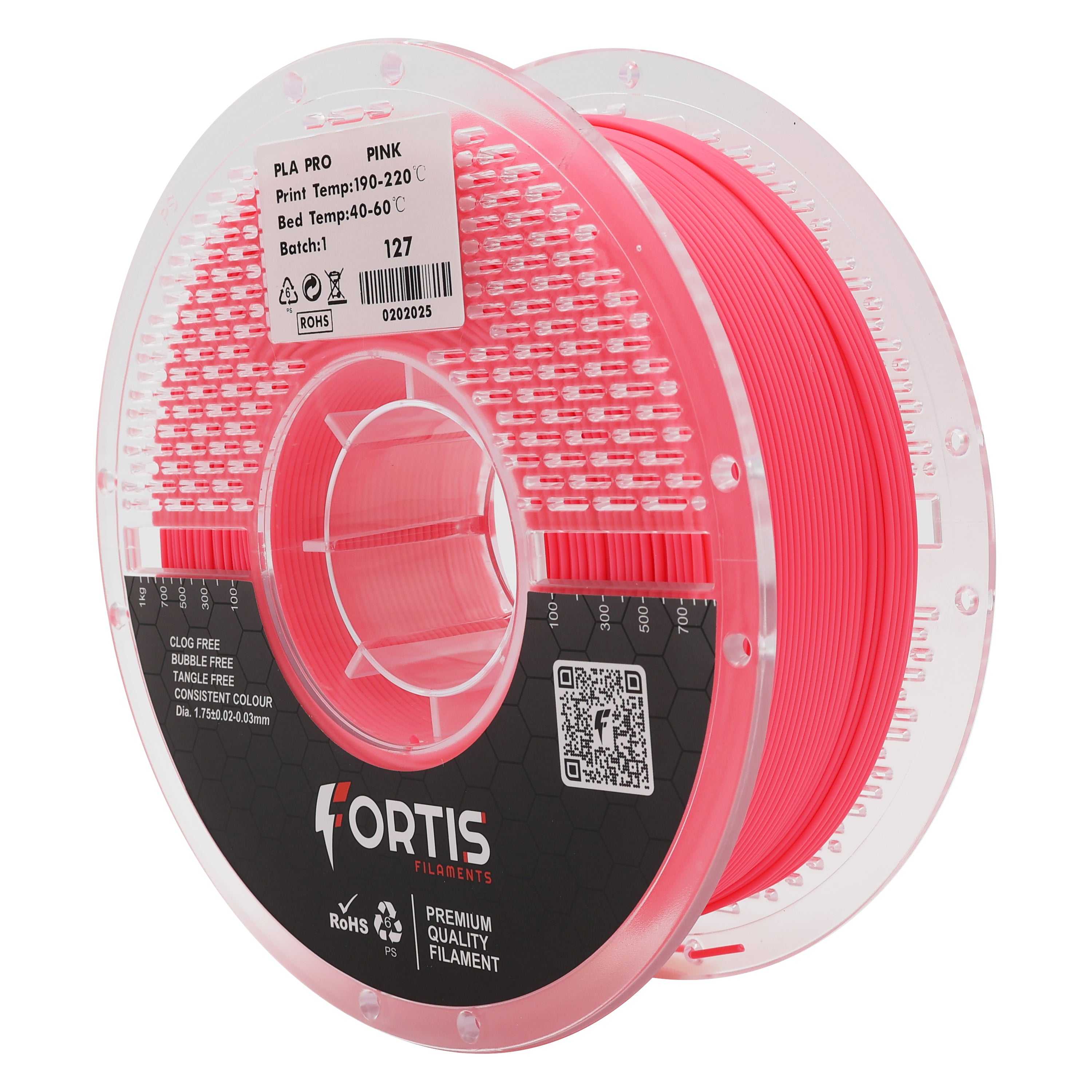PLA Pro Pink – Fortis Filaments