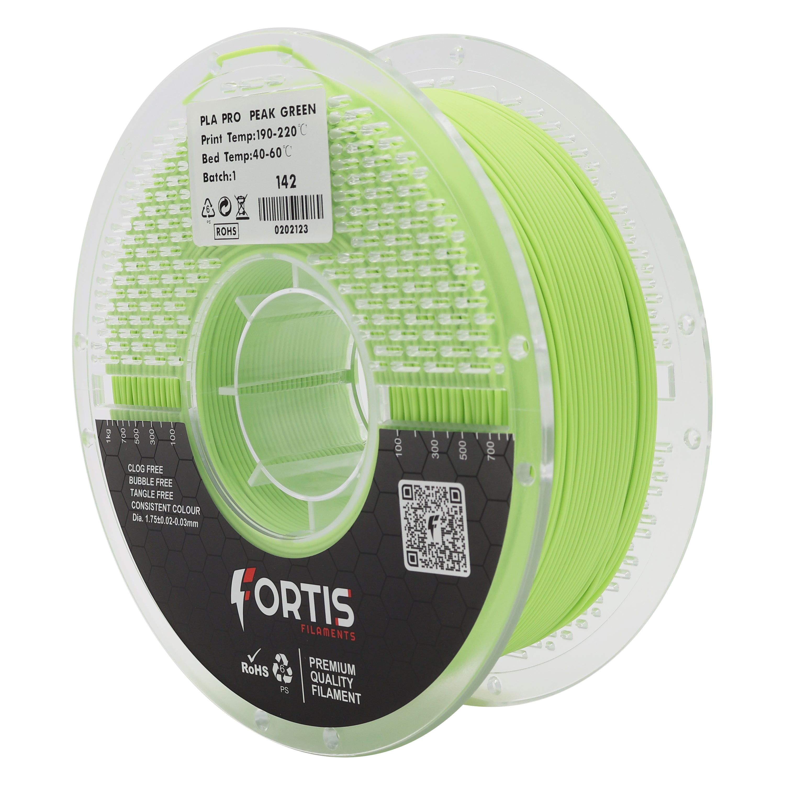 PLA Pro Peak Green – Fortis Filaments