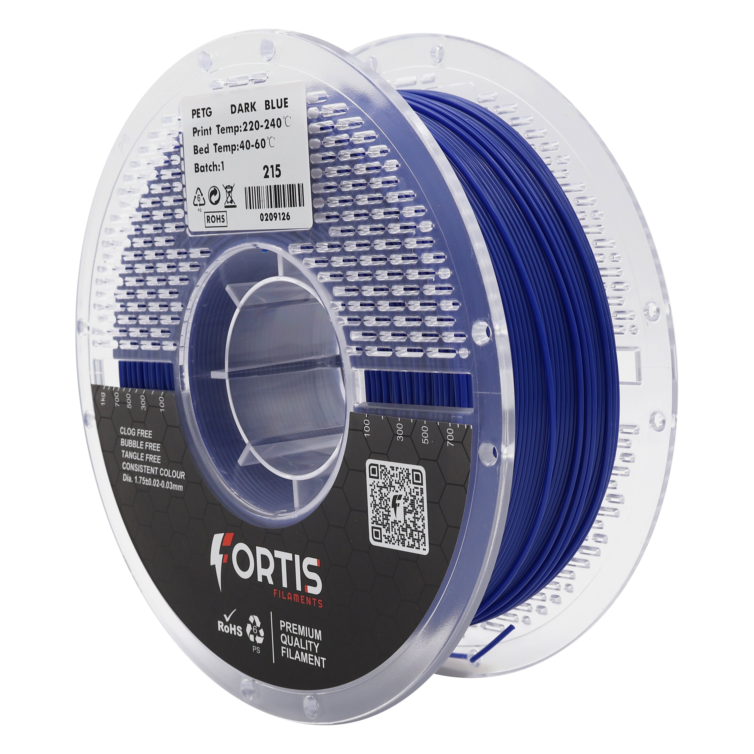 PETG Dark Blue – Fortis Filaments