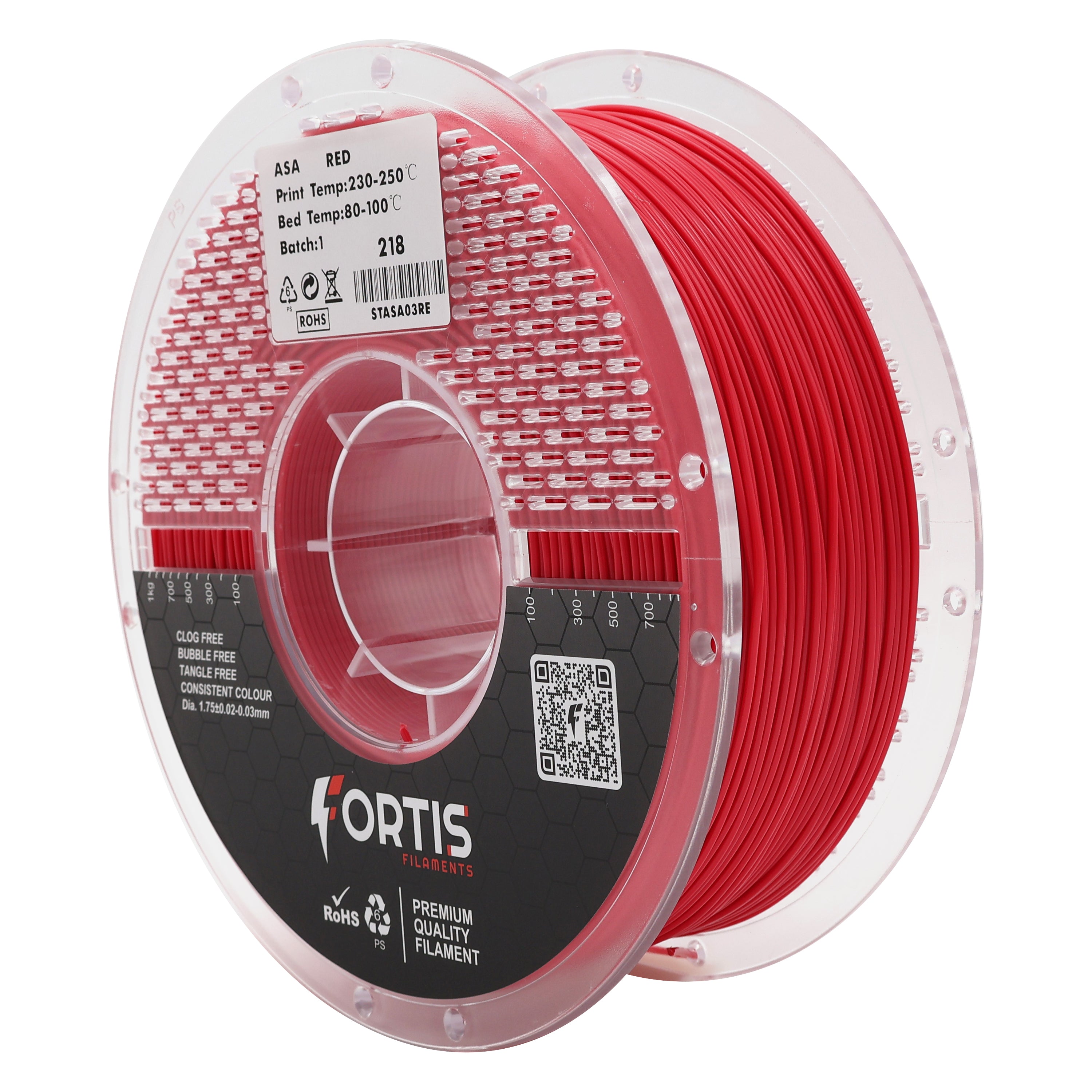 ASA Red – Fortis Filaments