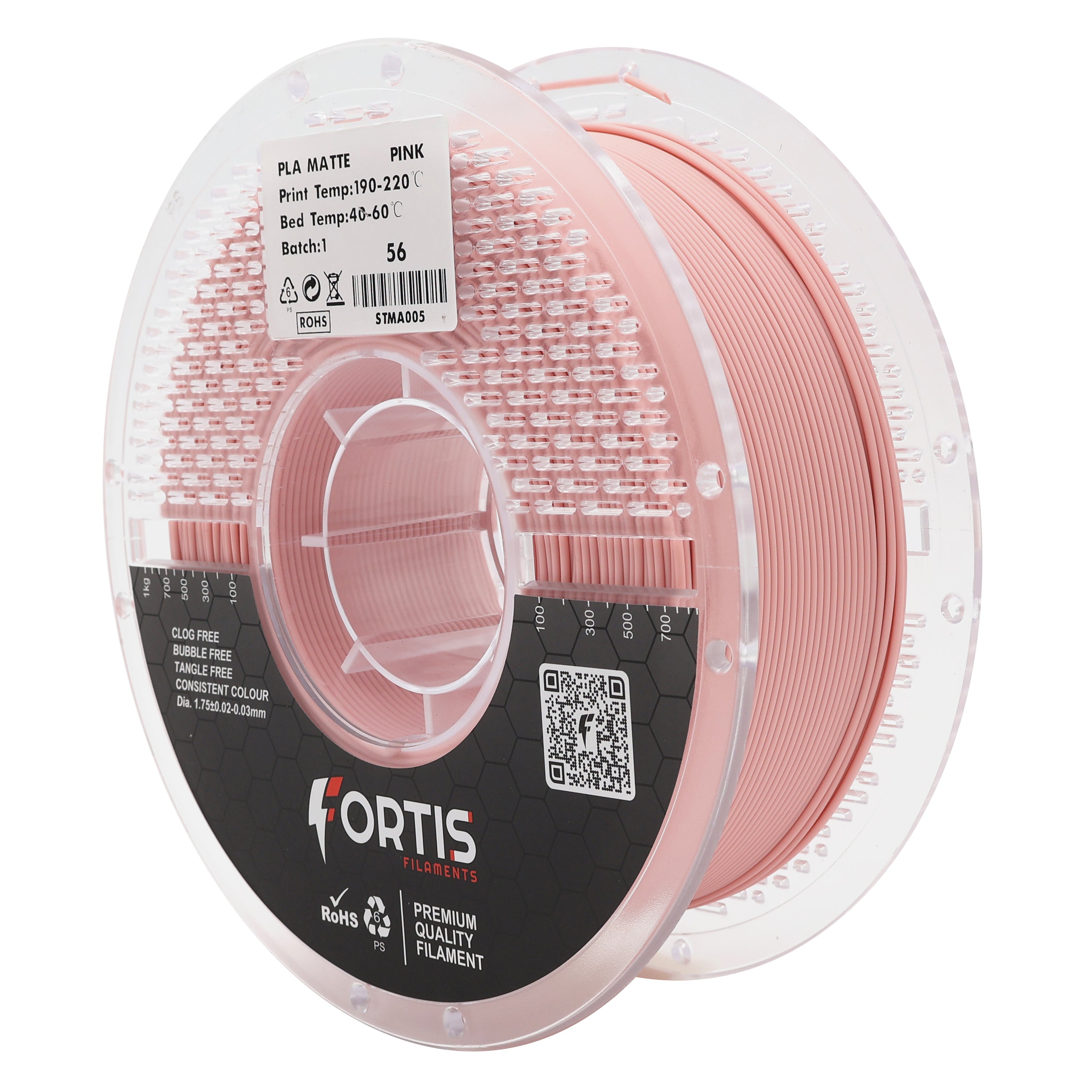 PLA Matte Pink – Fortis Filaments