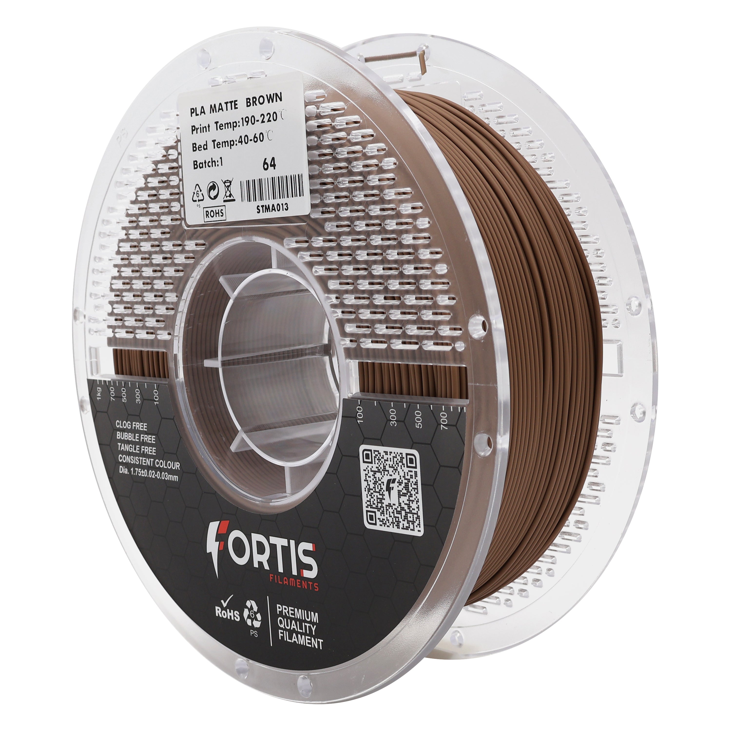 PLA Matte Brown – Fortis Filaments