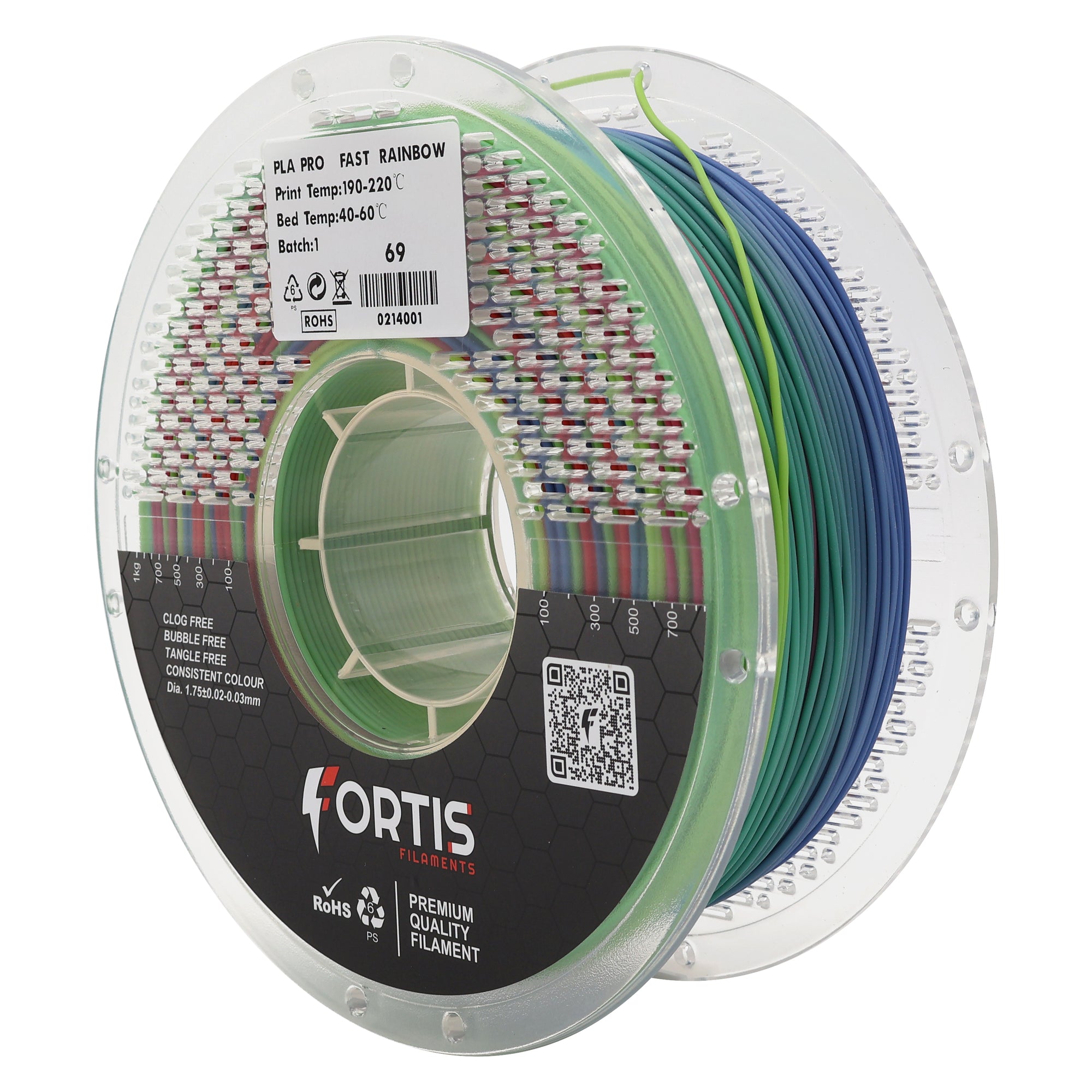 PLA Rainbow – Fortis Filaments