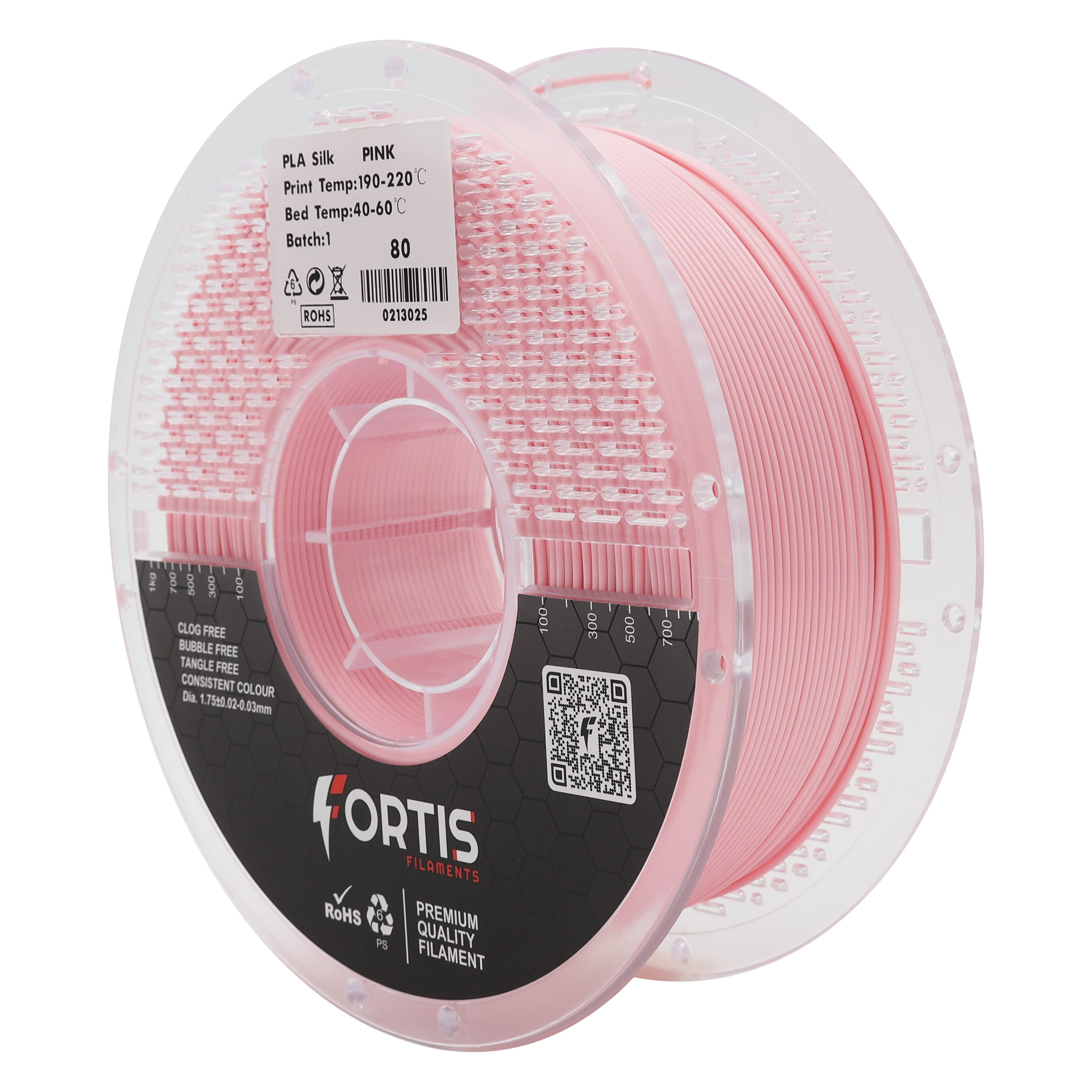 PLA Silk Pink – Fortis Filaments
