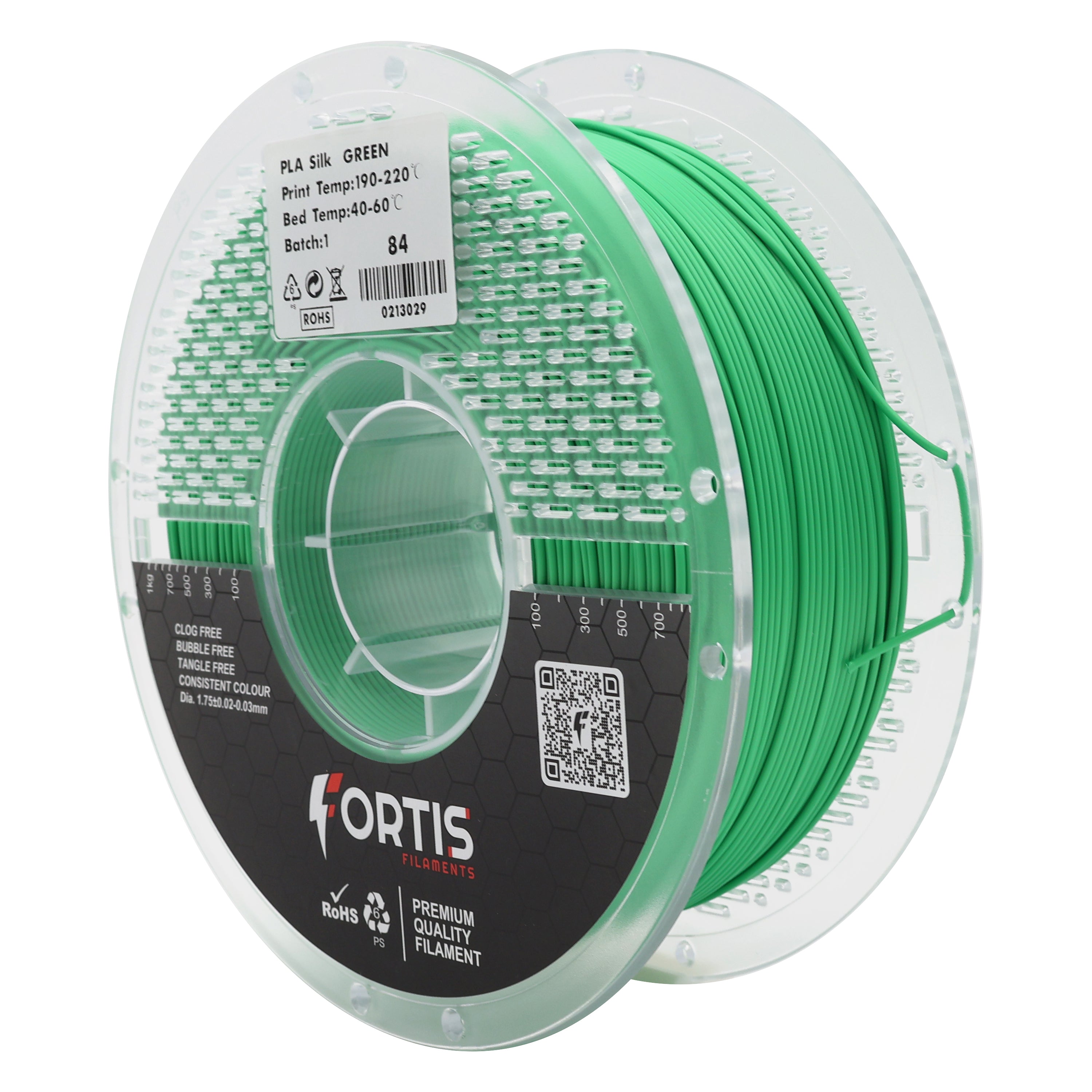 PLA Silk Green – Fortis Filaments