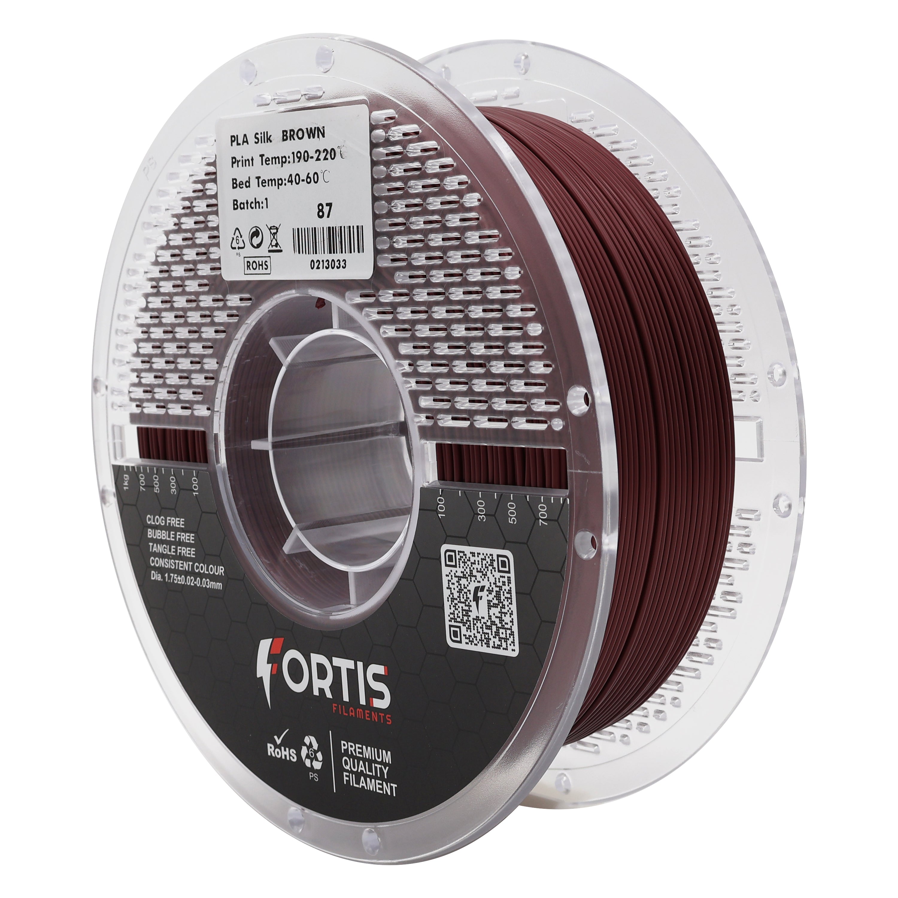 PLA Silk Brown – Fortis Filaments