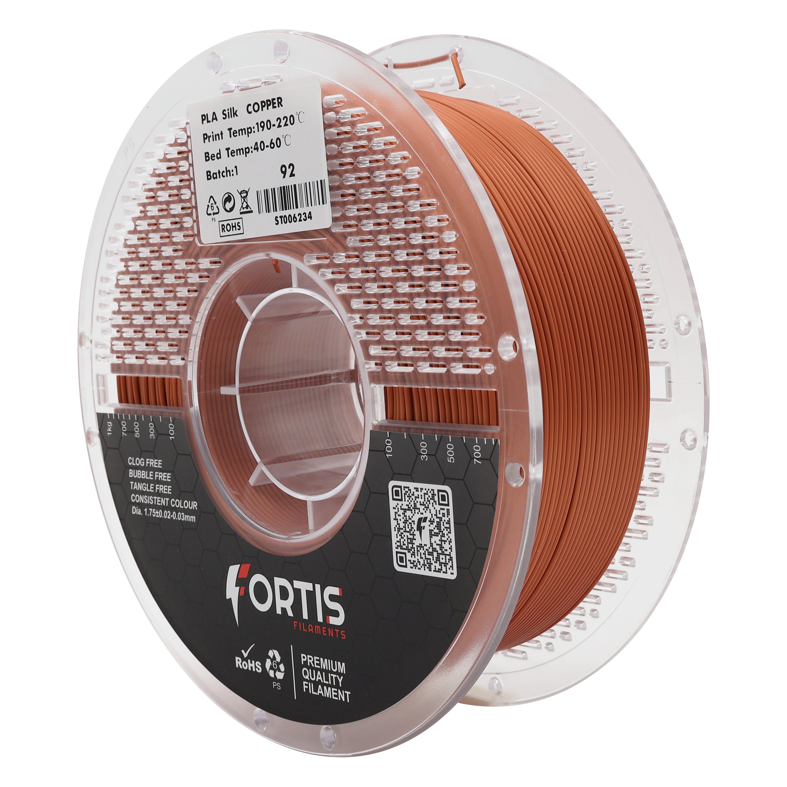 PLA Silk Copper – Fortis Filaments
