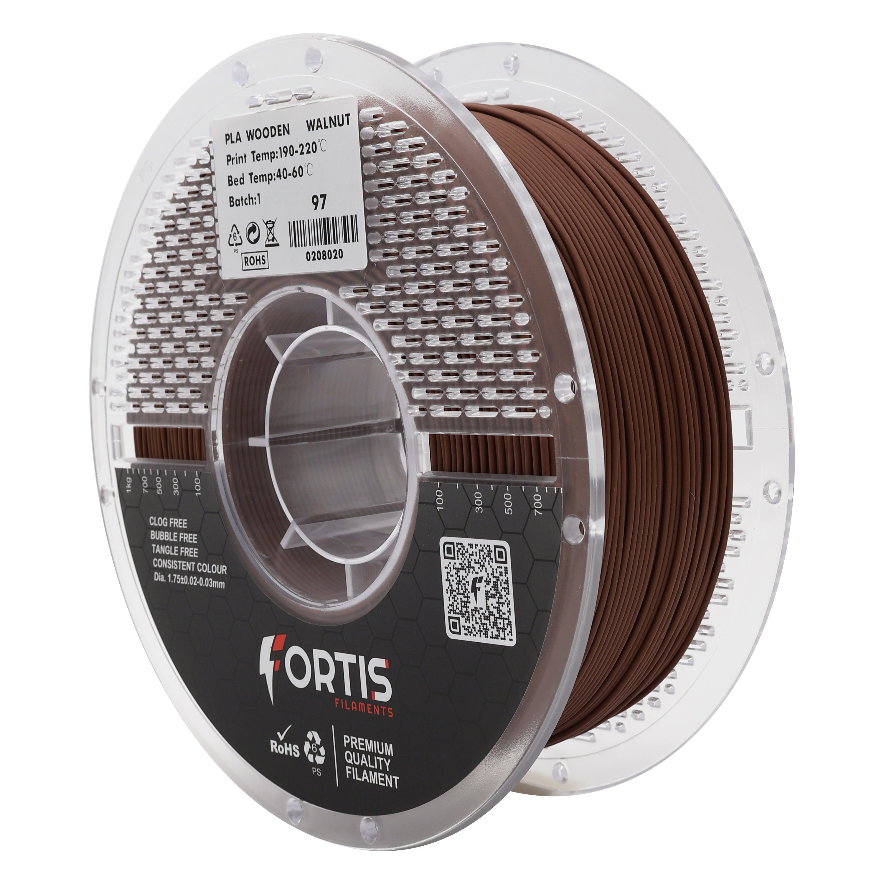 PLA Wooden Walnut – Fortis Filaments